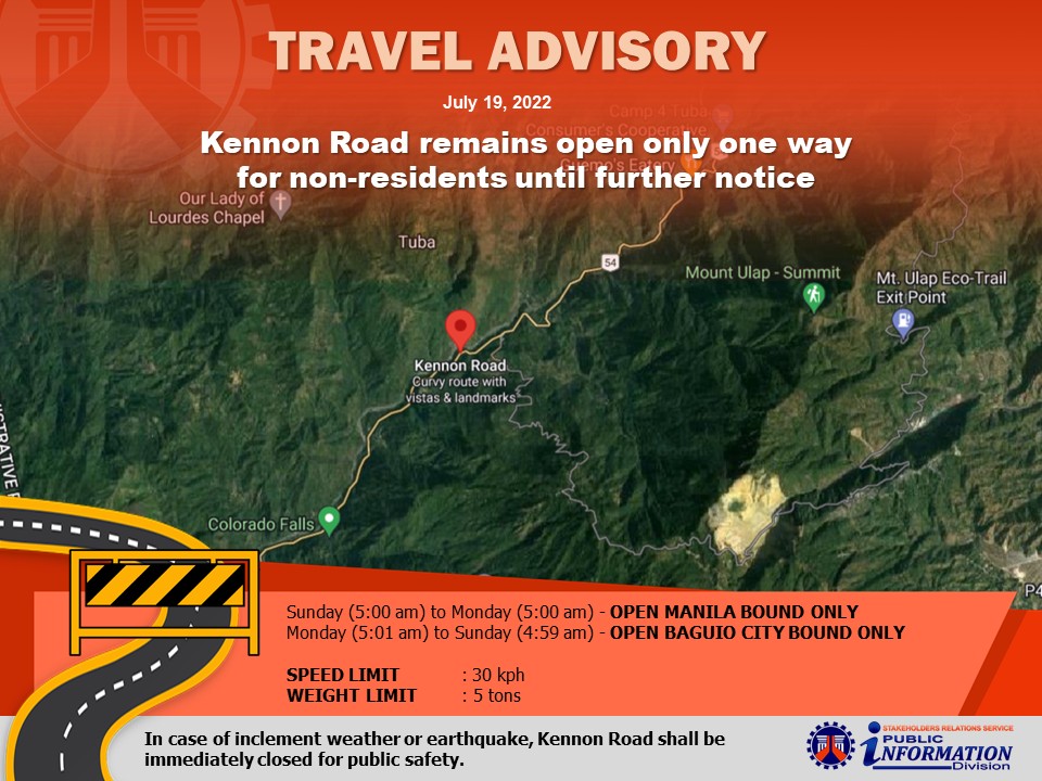 DPWH Advisory – OnlineBalita news