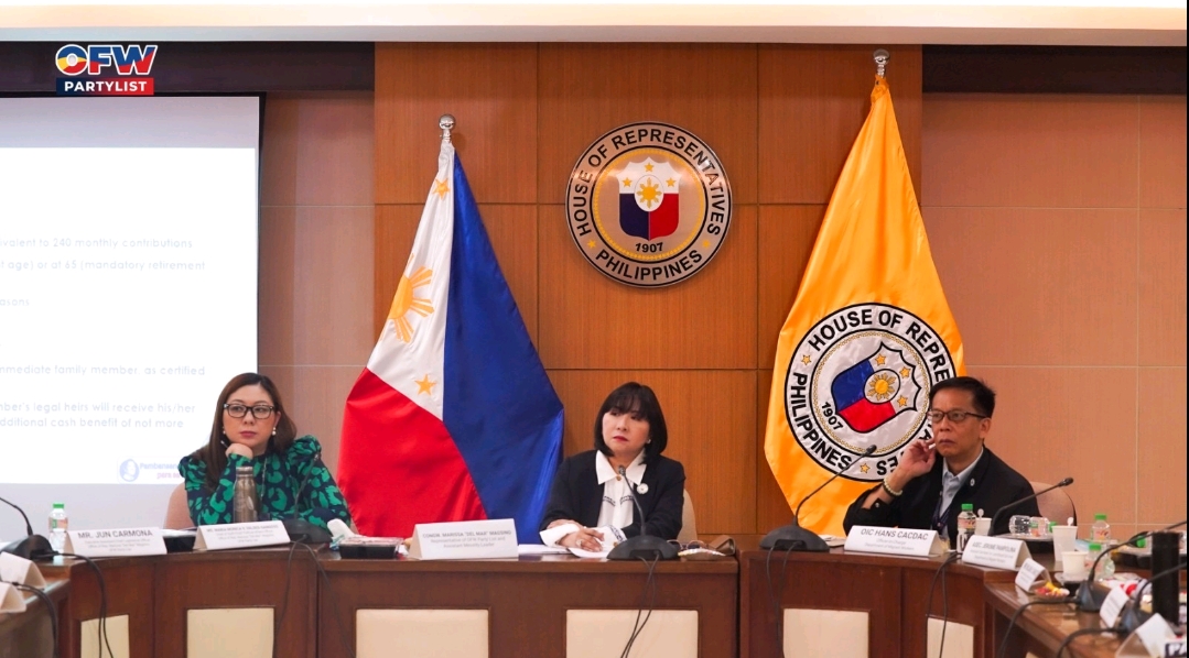 SSS, PhilHealth at Pag-IBIG Fund pinuri ng OFW party list ...