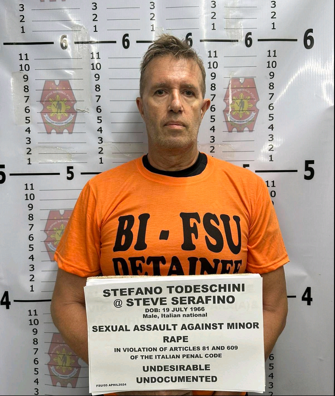 Italian pedophile arestado – OnlineBalita news
