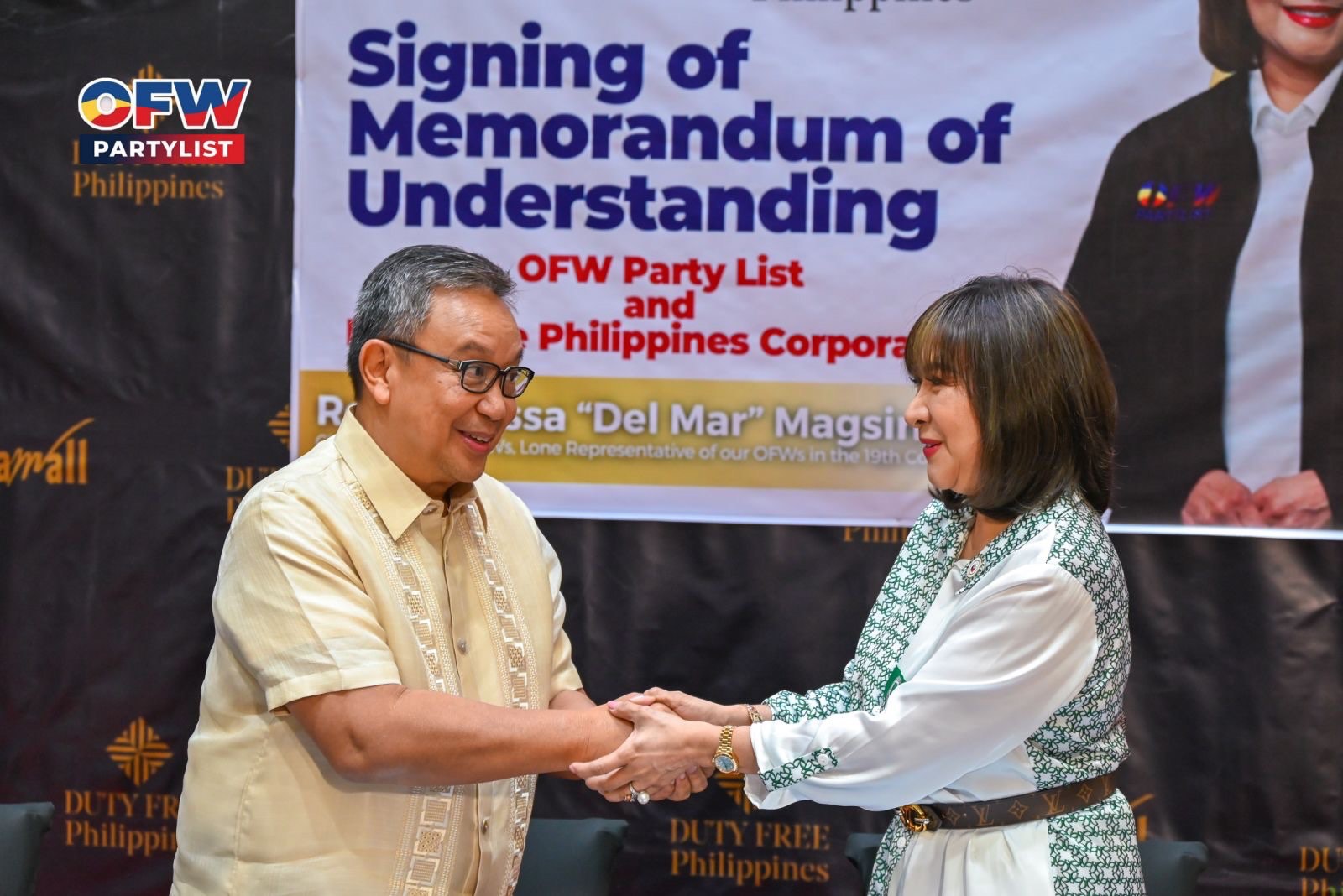 Miyembro ng OFW party list may diskuwento sa Duty Free Philippines ...